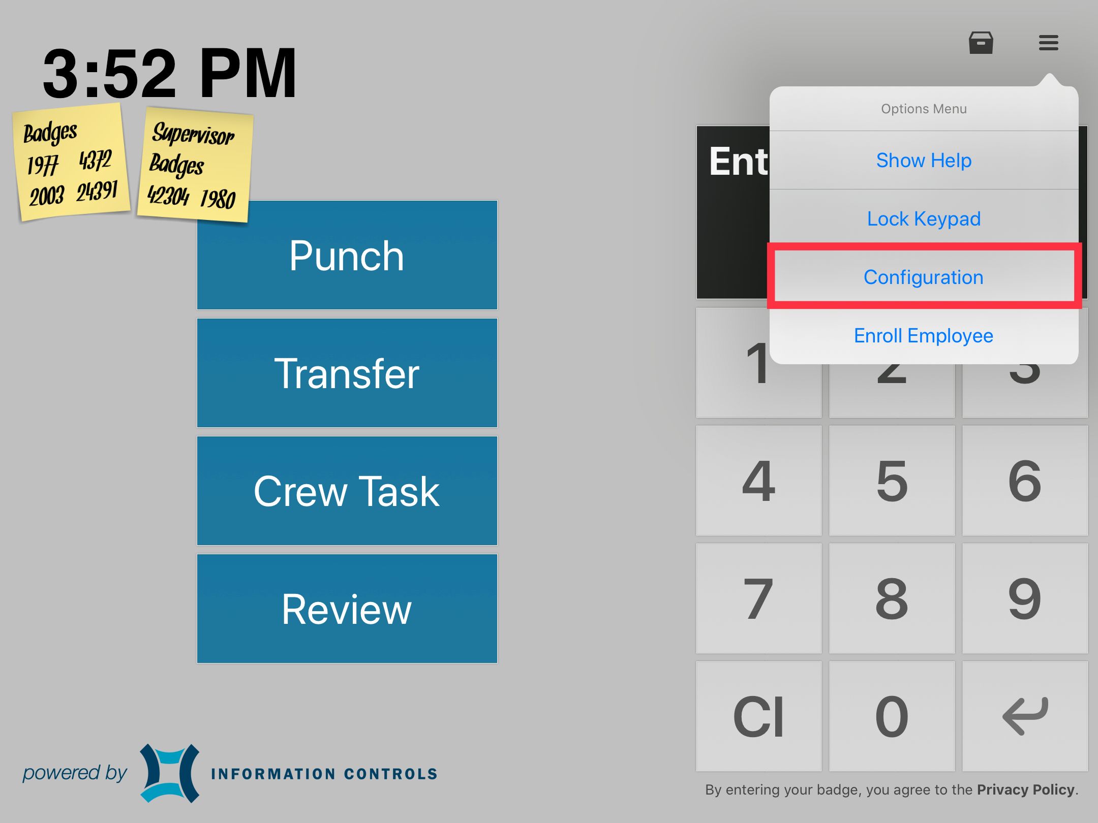 Sign Into Time Terminal for iPad/iPhone (Multi-Employee) – CTR/NY Help ...