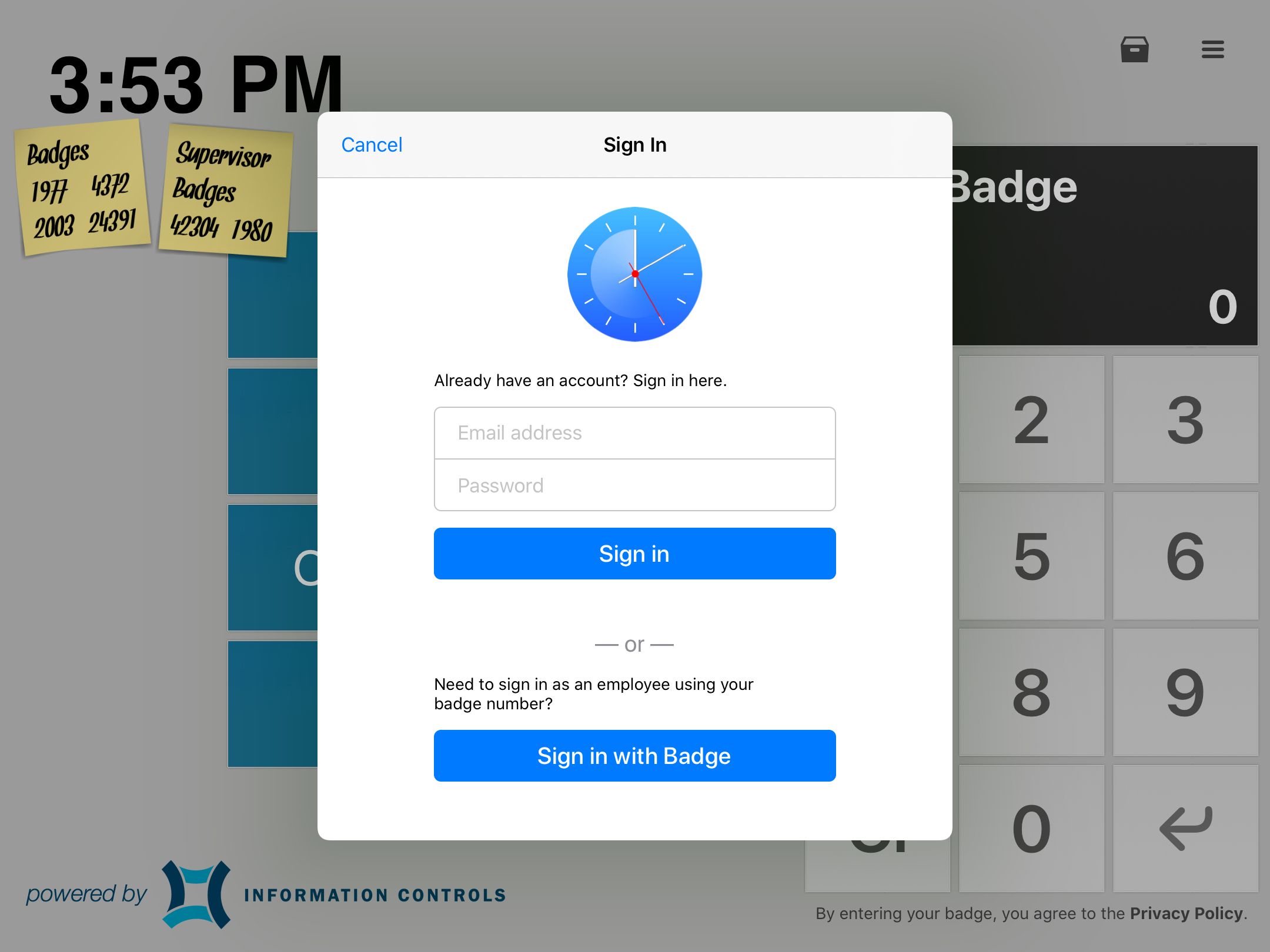 Sign Into Time Terminal for iPad/iPhone (Multi-Employee) – CTR/NY Help ...