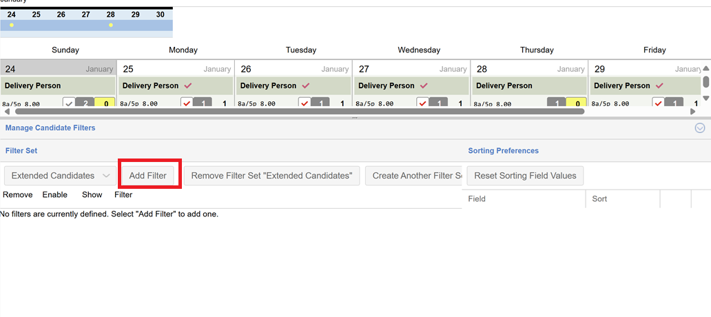 Visual Scheduling - Extending the Labor Pool – CTR/NY Help Center